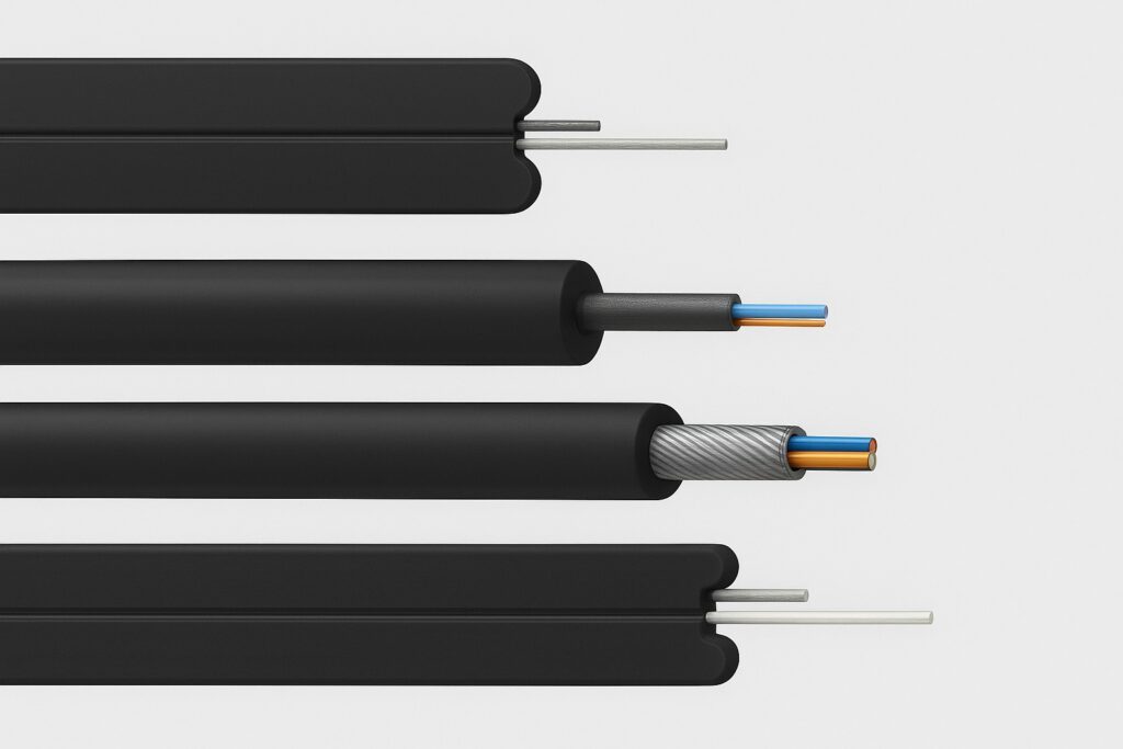 What Are the Main Types of OMC Cable FTTH Drop Cables?