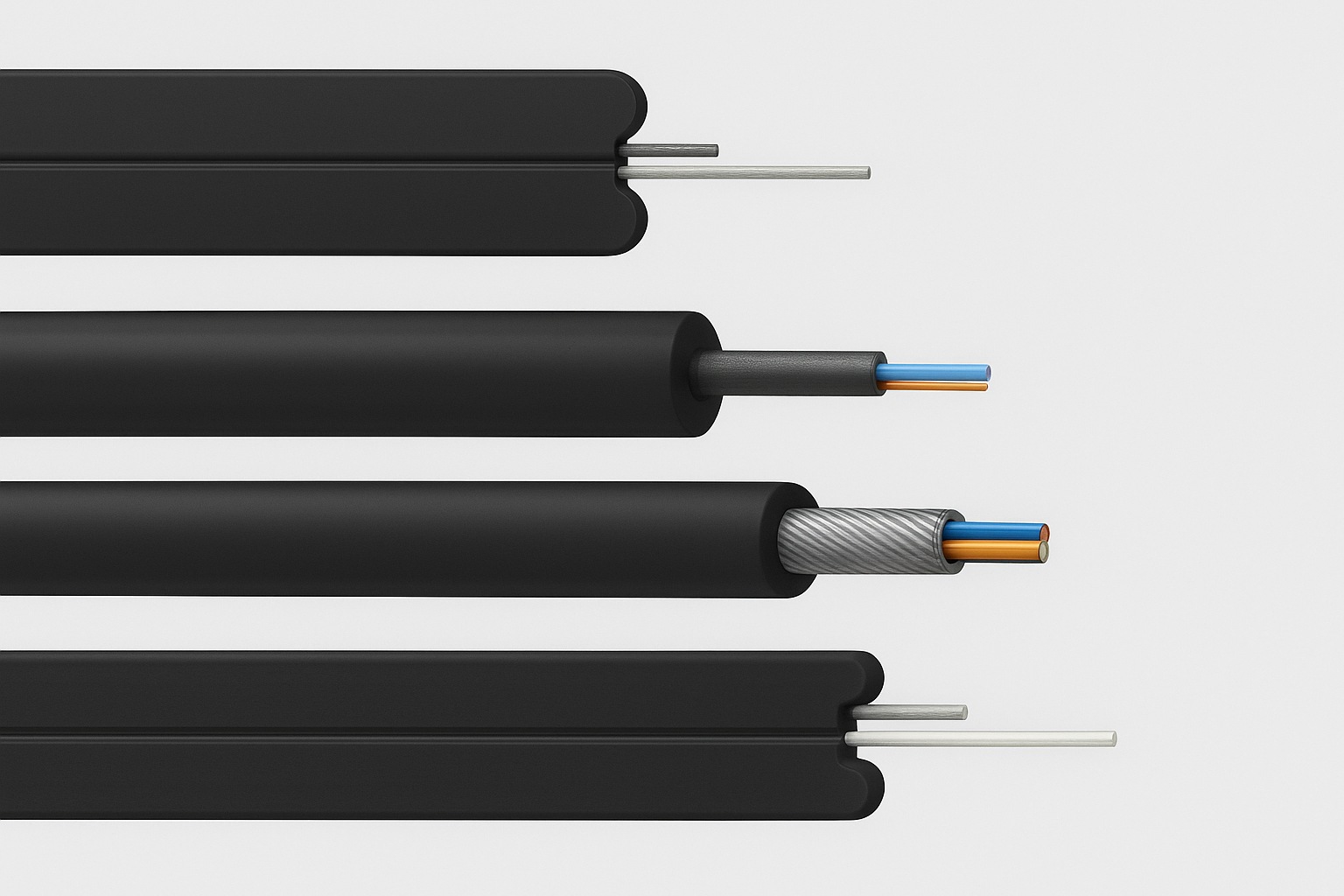 What Are the Main Types of OMC Cable FTTH Drop Cables?